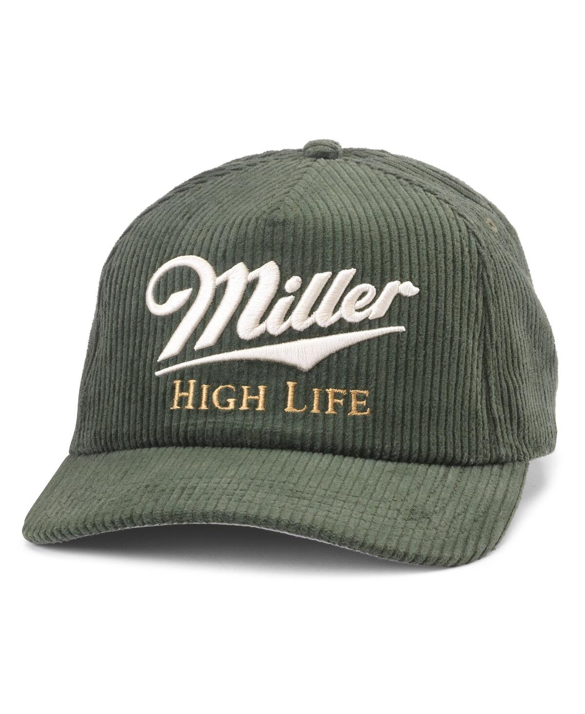 American Needle Men's Green Miller High Life Balsam Wide Whale Corduroy ...