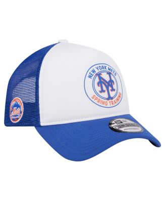 New Era Men's White/Royal New York Mets Spring Training Circle Foam A ...