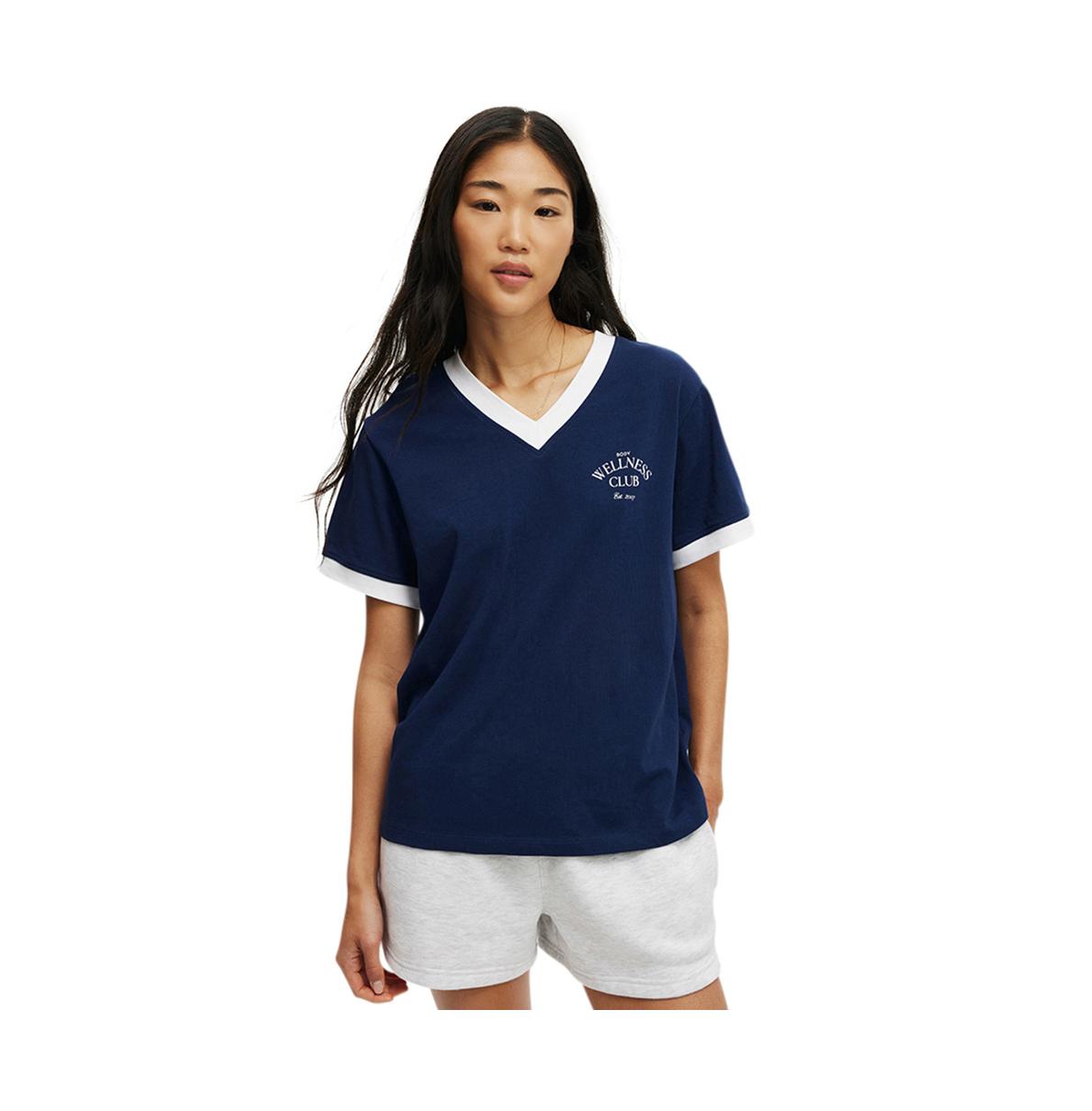 Click here for Cotton On Womens Active V Neck Tshirt - Heritage b... prices