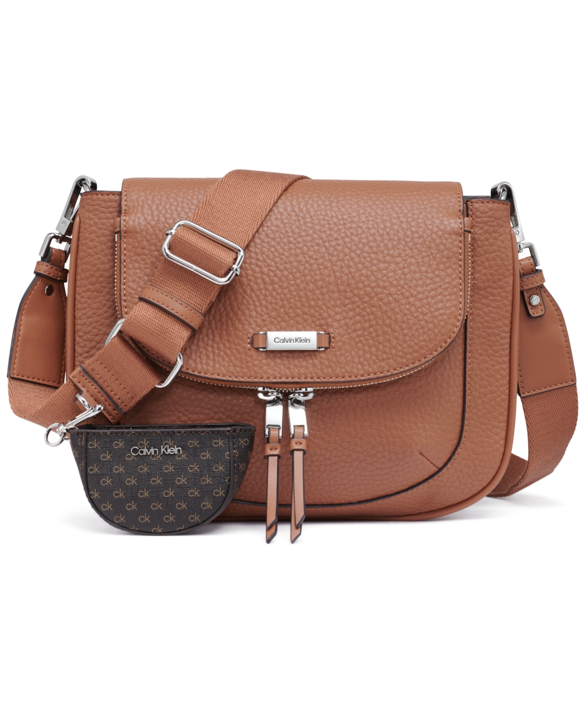 Click here for Calvin Klein Zulle Zip-Around Crossbody with Signa... prices
