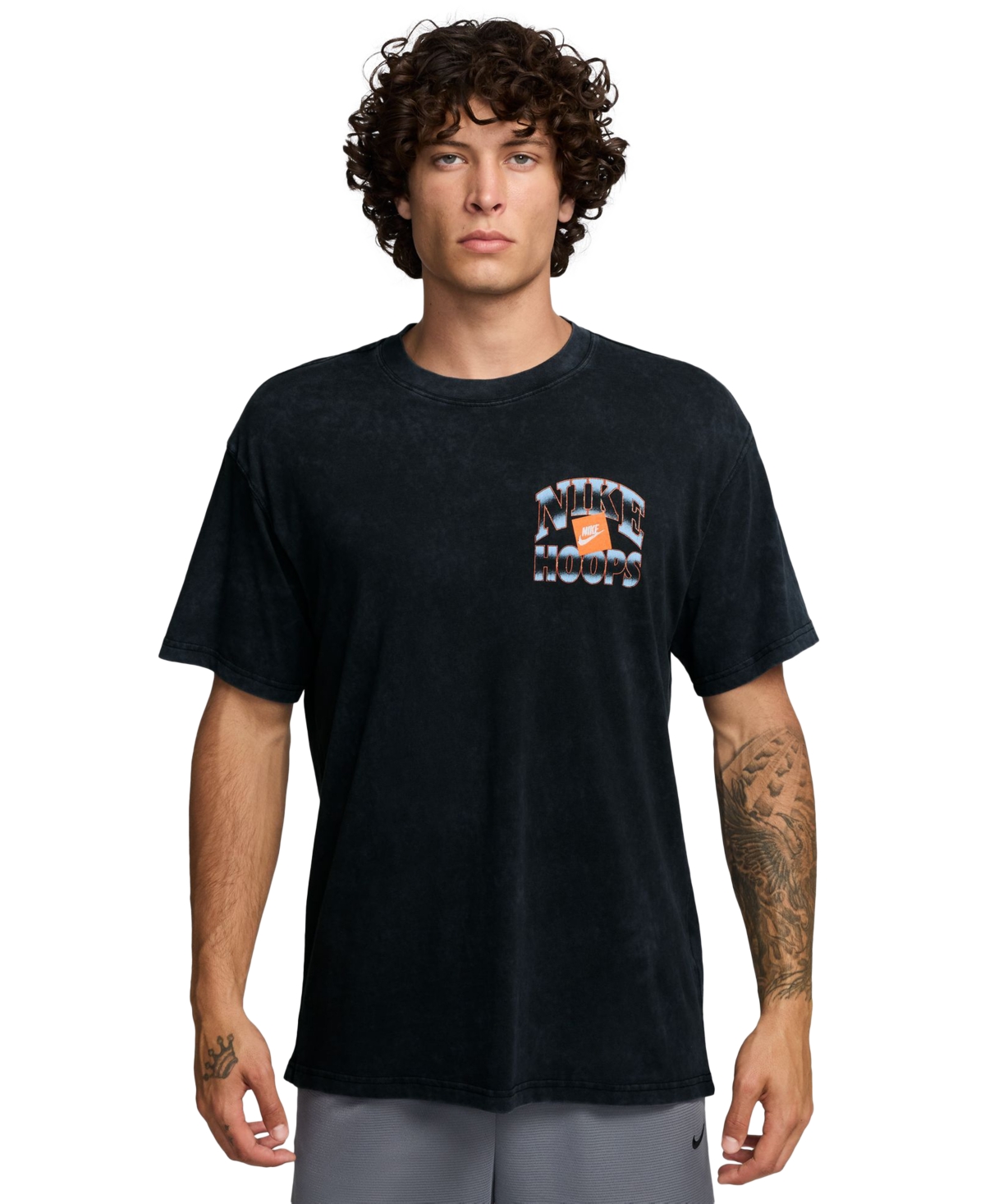Click here for Nike Mens Max90 Loose-Fit Basketball Graphic T-Shi... prices