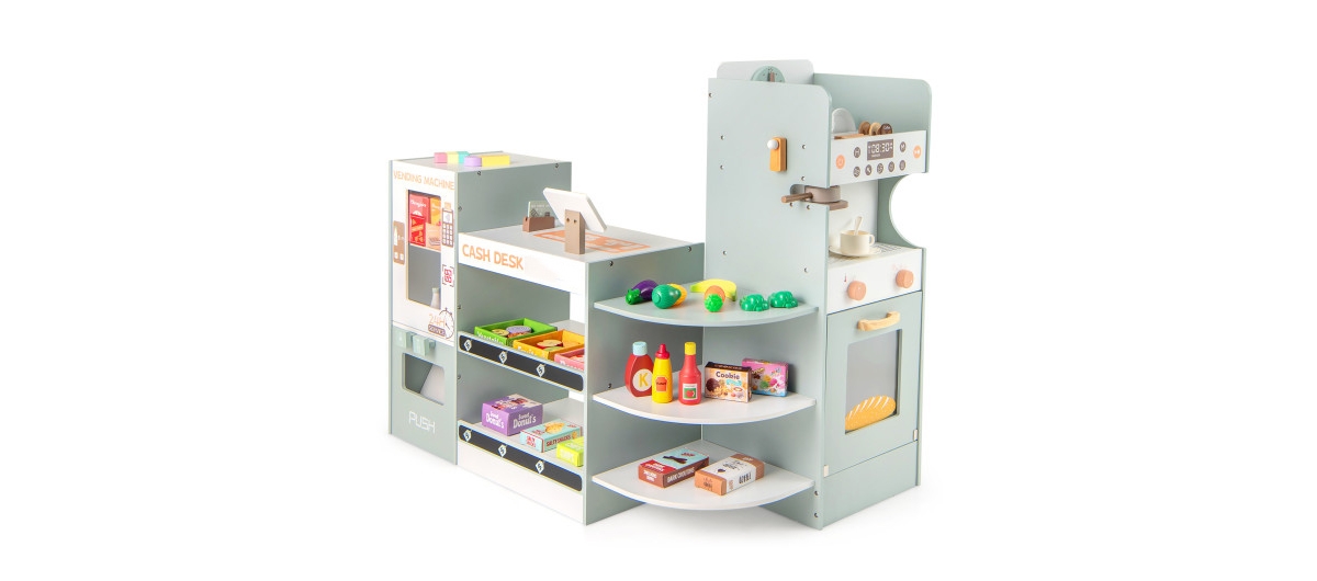 Click here for Kids Grocery Store Playset Pretend Play Supermarke... prices