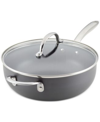 Rachael Ray Professional Hard-Anodized Nonstick 4-Qt. Saucier Saucepan ...