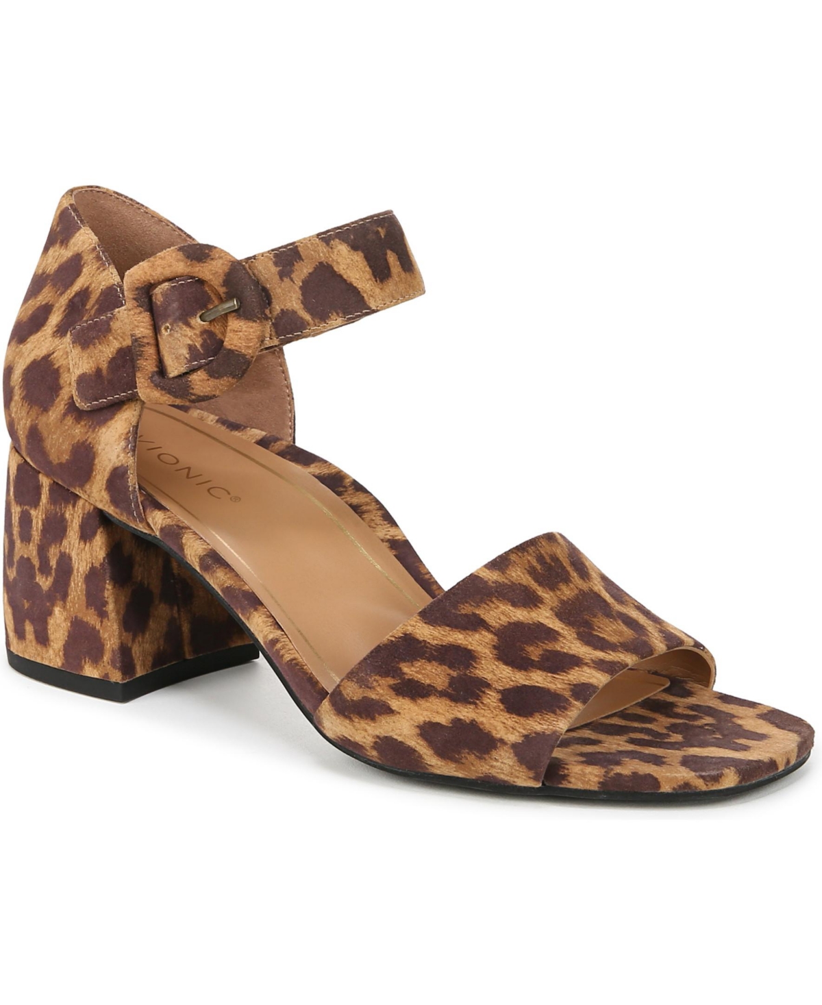 Click here for Vionic Womens Chardonnay Strappy Sandals - Tan leo... prices