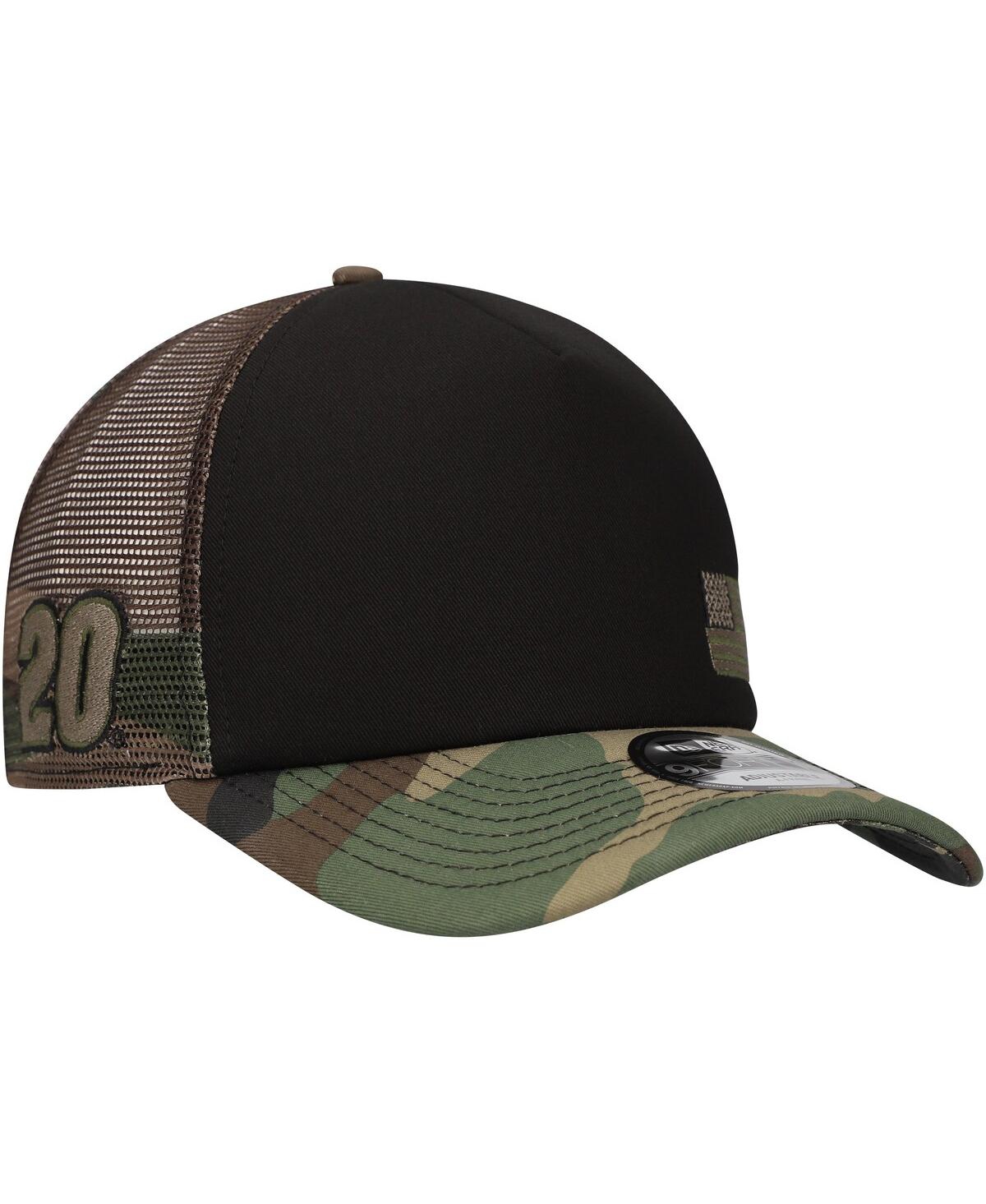Click here for New Era Mens Black/Camo Christopher Bell Trucker 9... prices