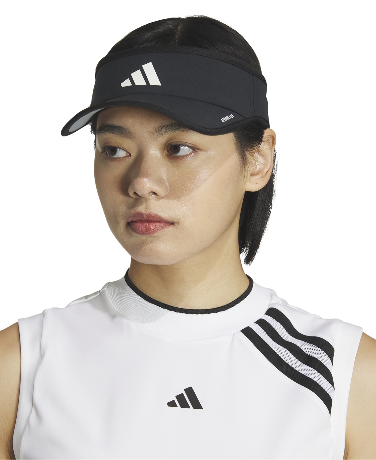 Click here for adidas Womens Superlite 3 Stripe Adjustable Visor... prices