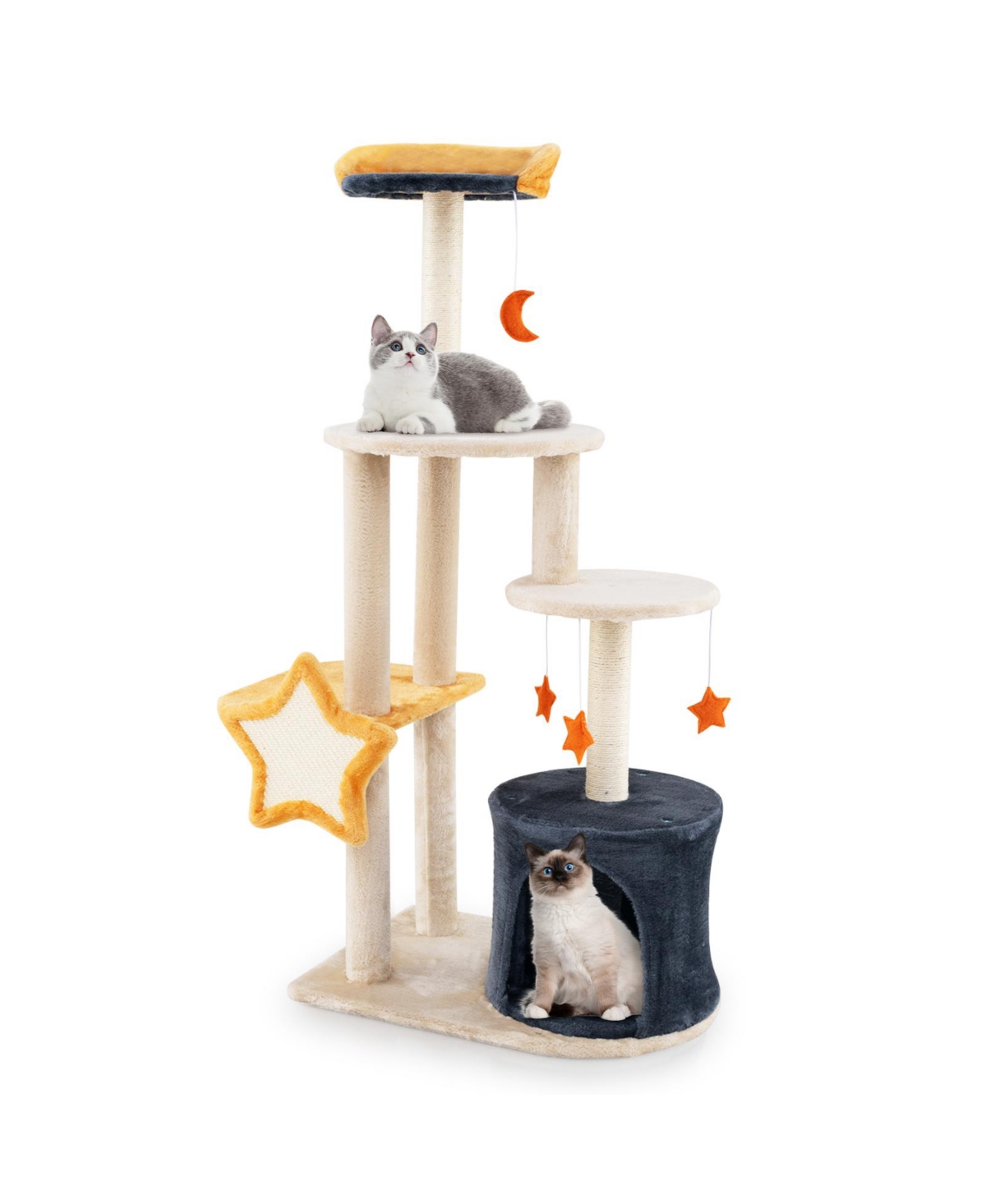 Click here for Cute Cat Tree for Indoor Cats with Sisal Scratchin... prices