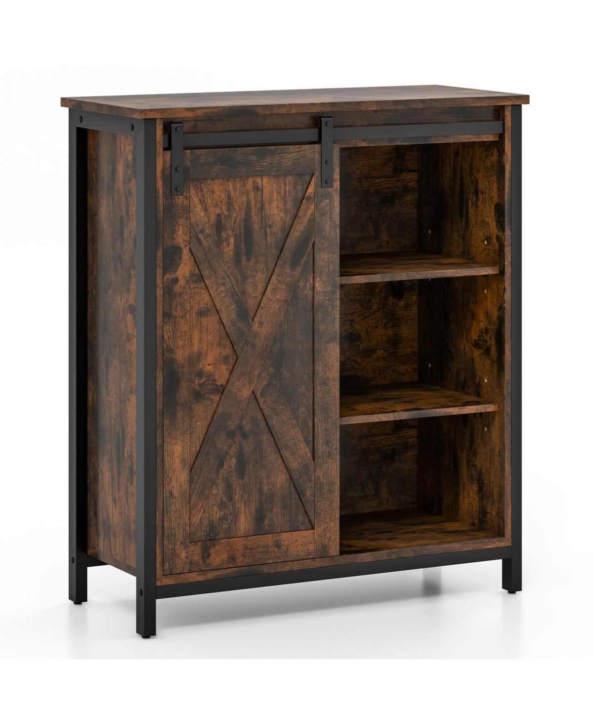Click here for Farmhouse Sideboard Buffet Cabinet with Sliding Ba... prices