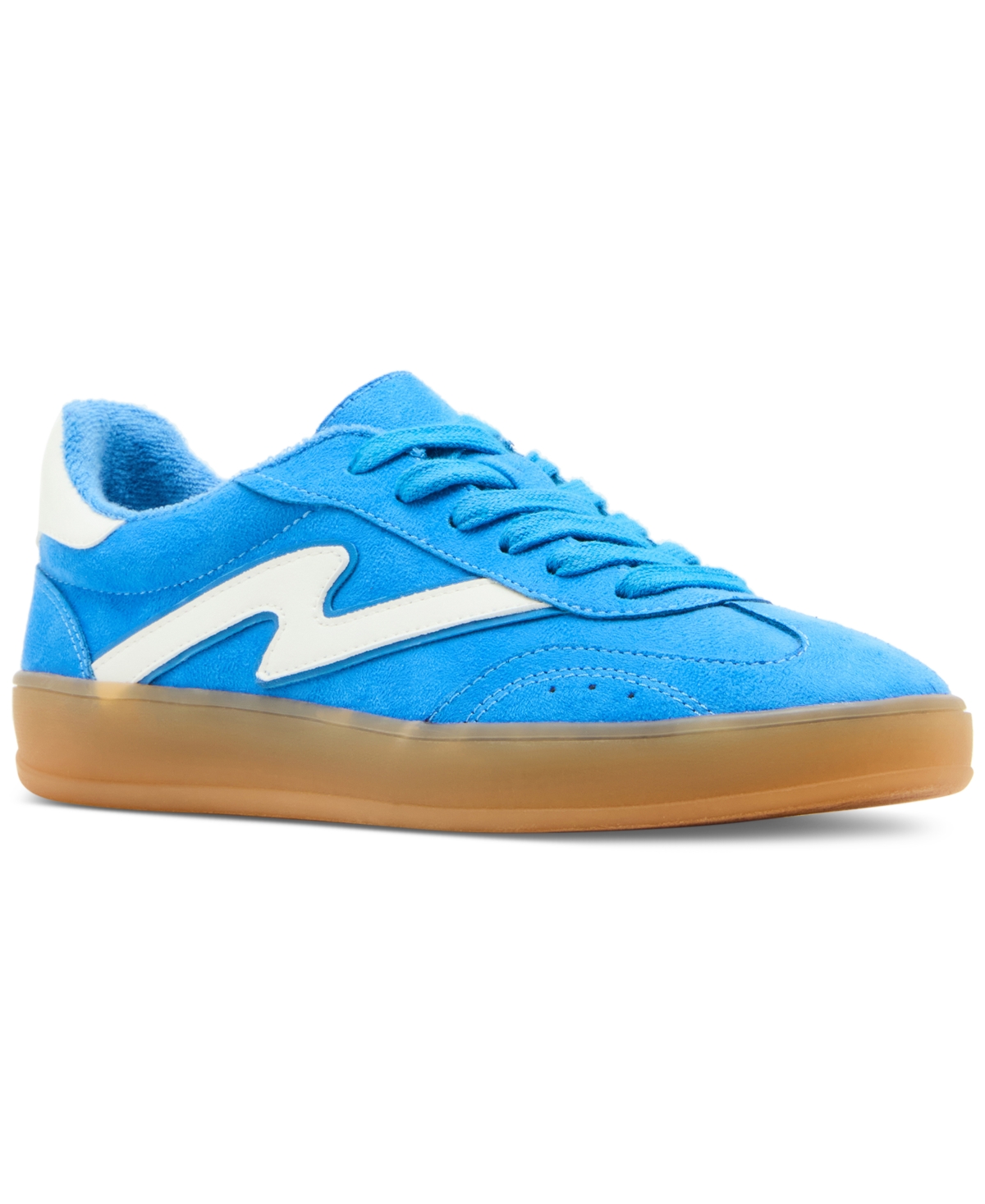 Click here for Madden Girl Giia Lace-Up Low-Top Sneakers - Blue B... prices