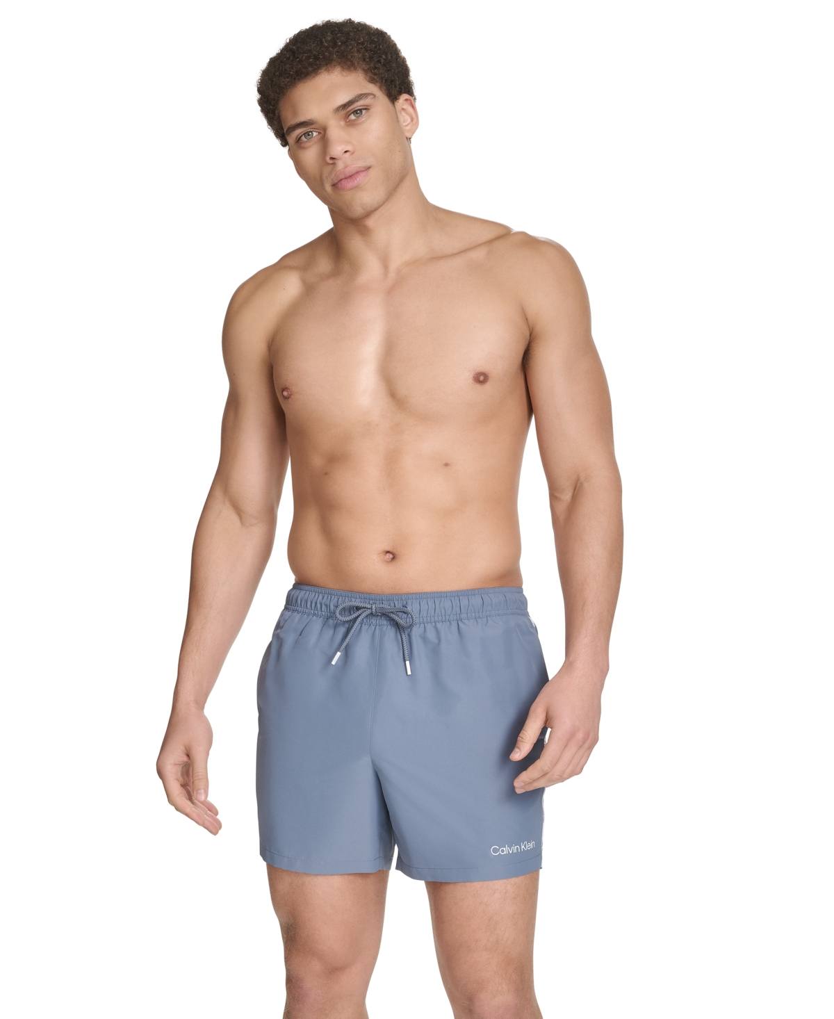 Click here for Calvin Klein Mens Floral Swimsuit - Dusty Blue prices
