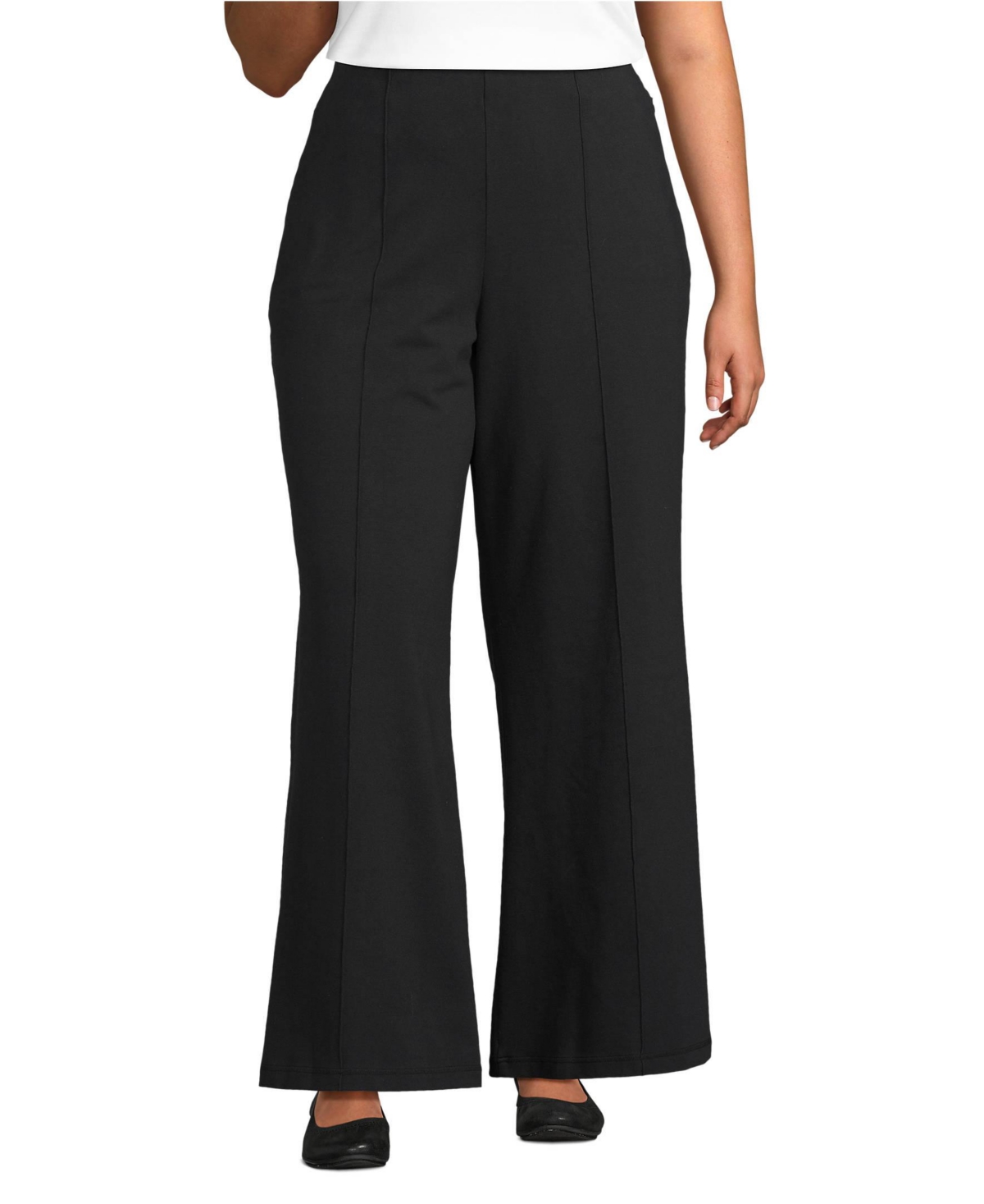 Click here for Lands End Plus Size Starfish High Rise Palazzo Pan... prices