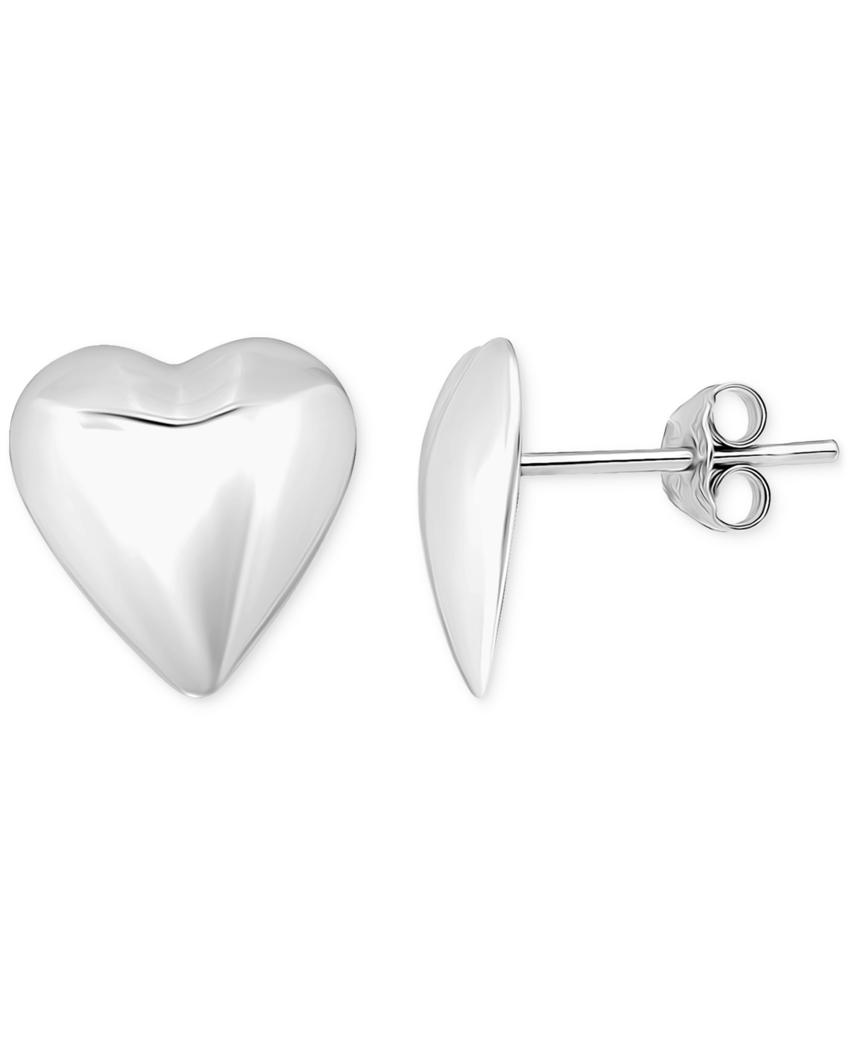 Click here for Giani Bernini Sculptural Heart Stud Earrings in St... prices