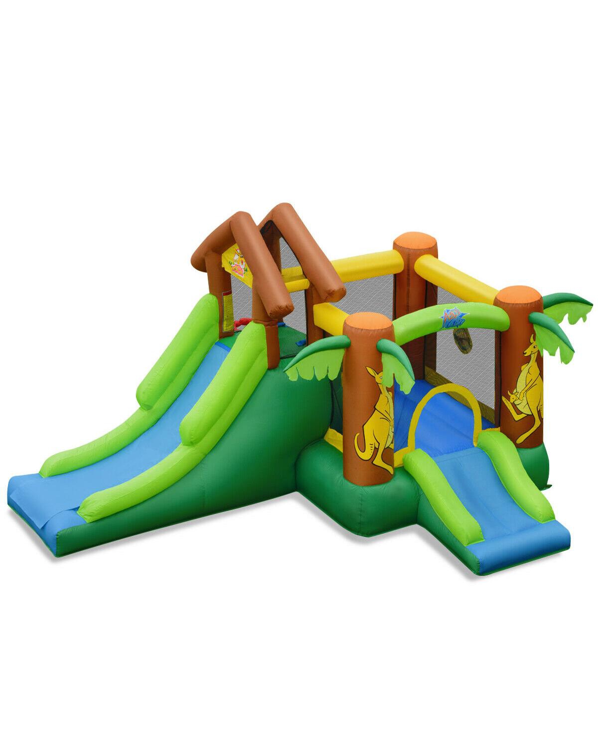 Click here for Kids Inflatable Jungle Bounce House Castle with Ca... prices