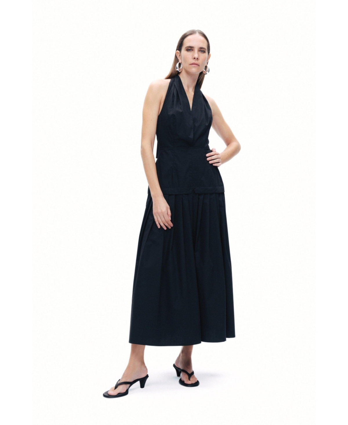 Click here for Nocturne Womens Halter Neck Maxi Dress - Black prices