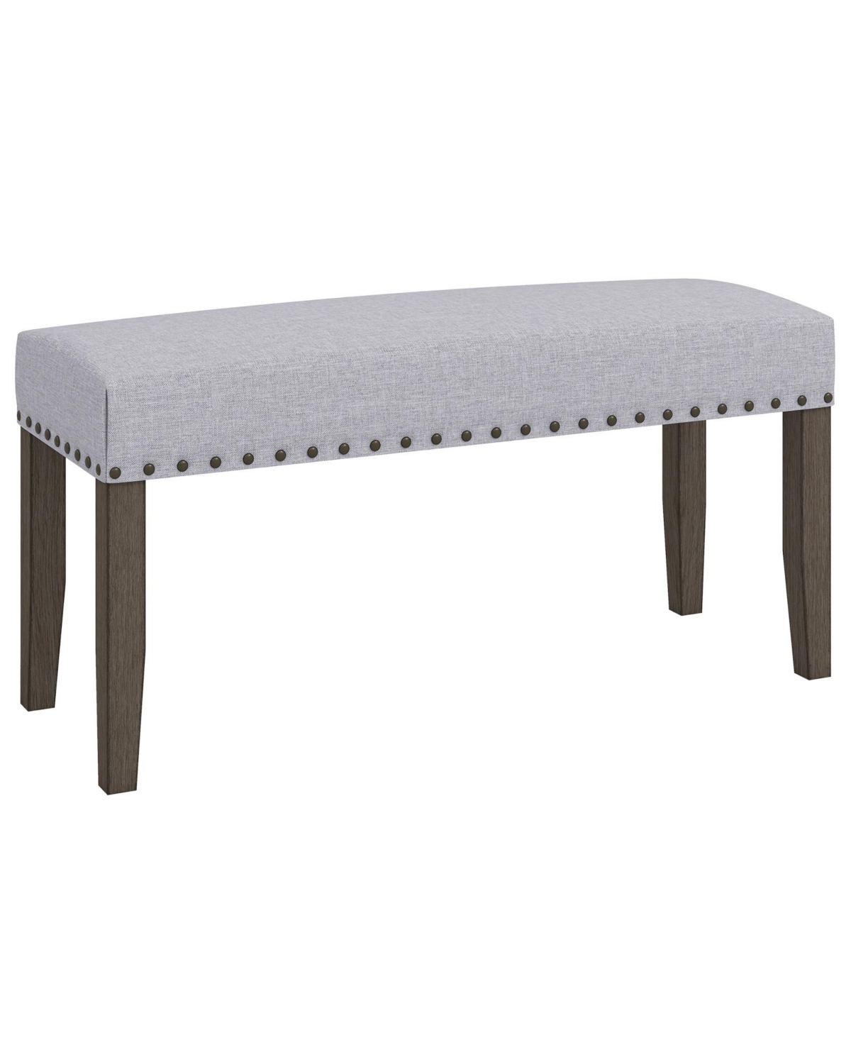 Click here for Upholstered Entryway Bench End of Bed Bench - Grey prices