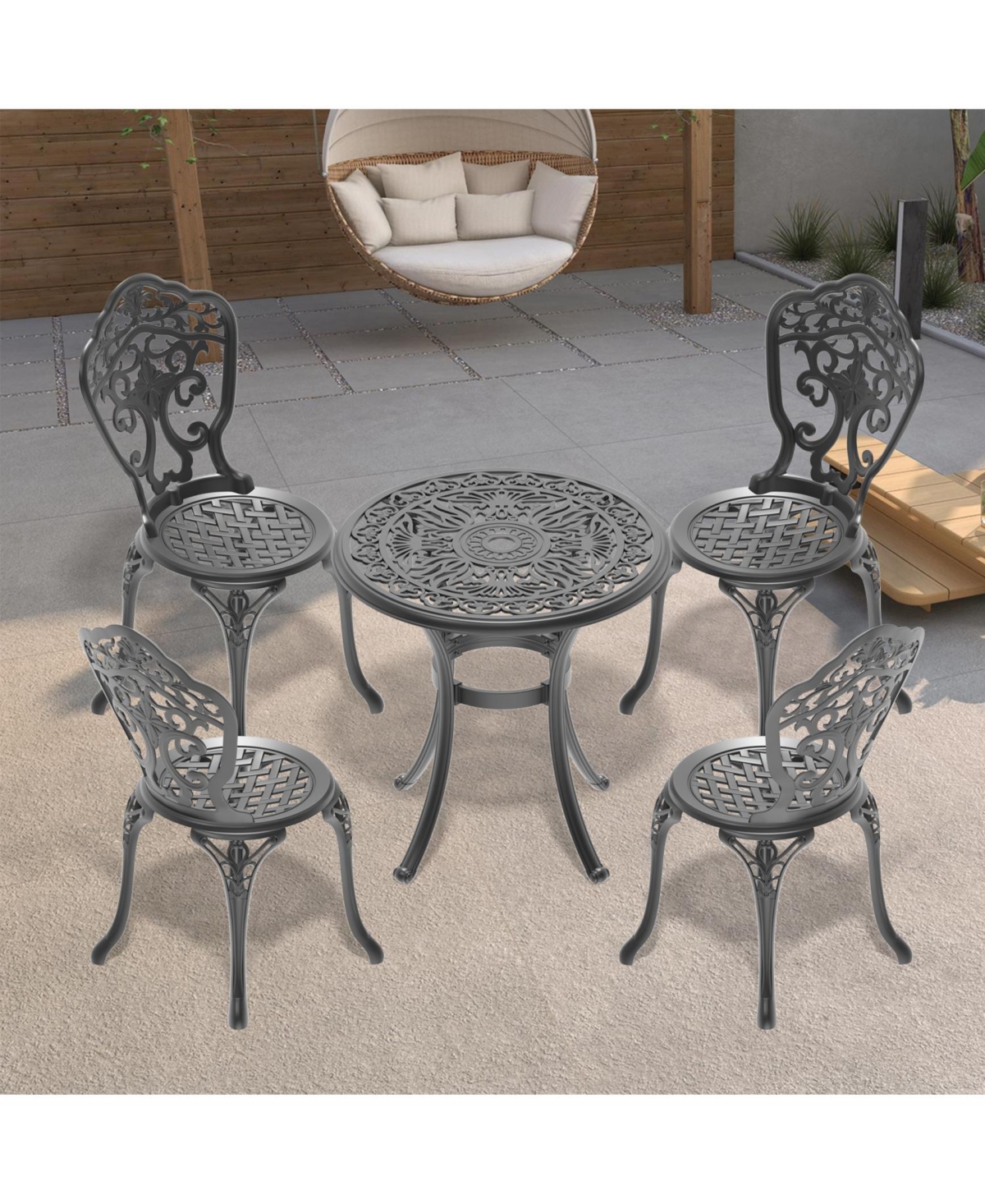 Click here for Streamdale 5-Piece Set Of All-Weather Cast Aluminu... prices