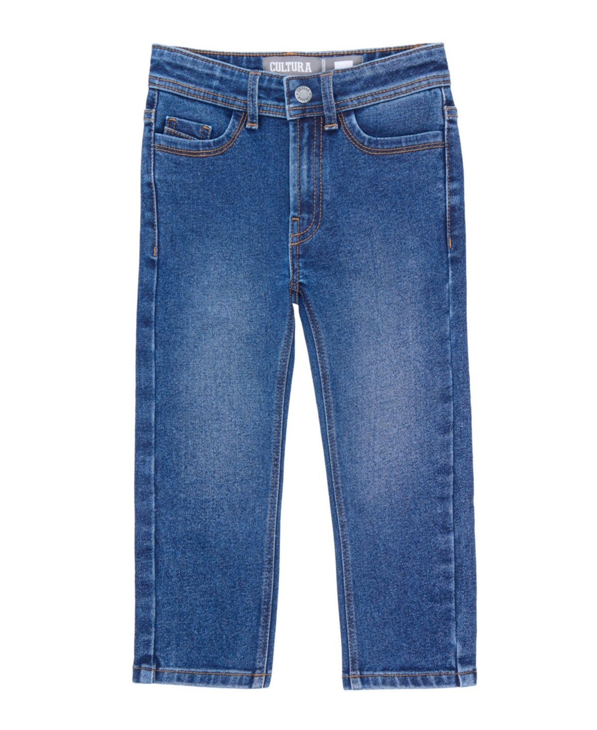 Click here for Little Boys Size 4 - 7 Stretch Jeans - Dark blue prices