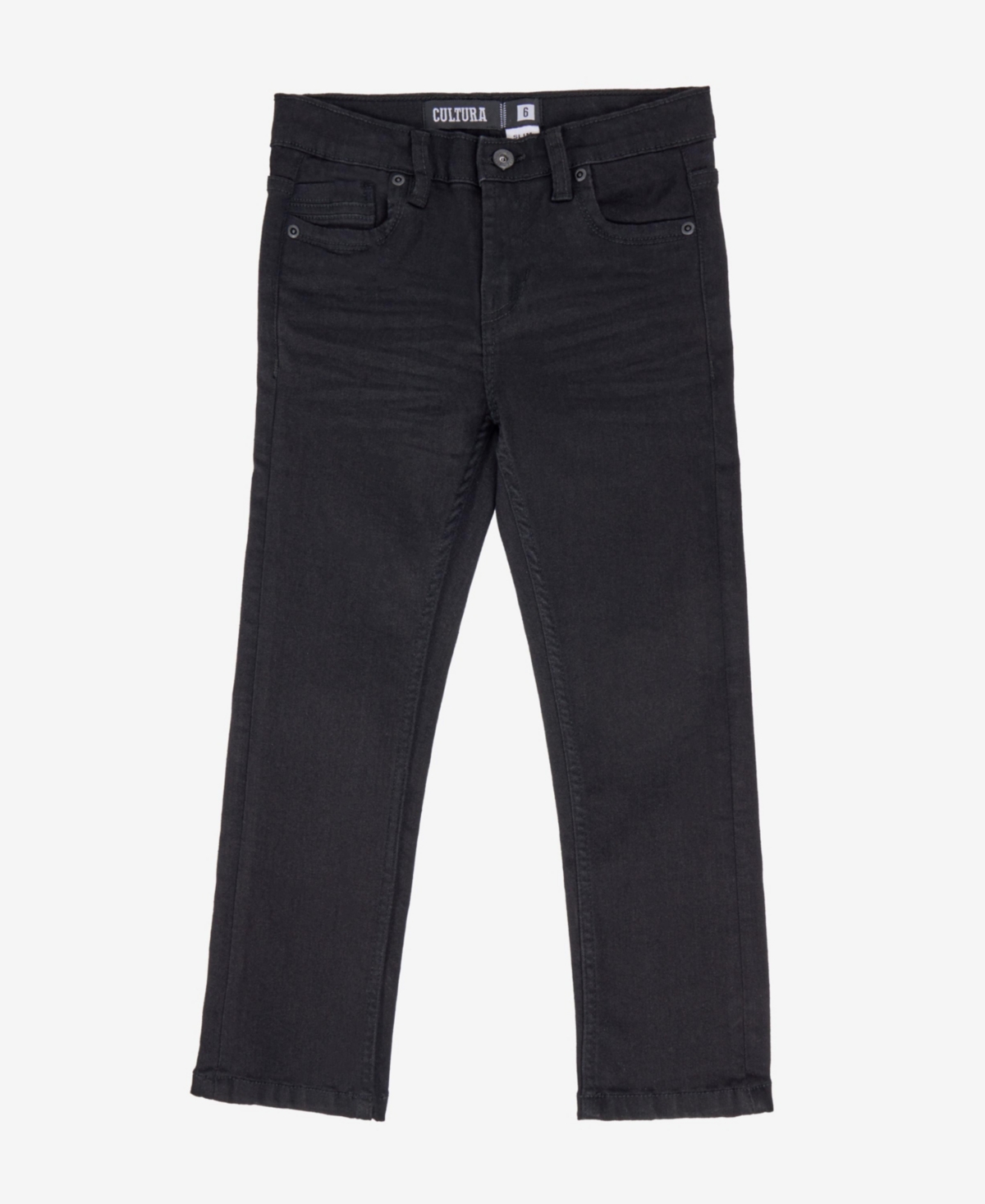 Click here for Little Boys Size 4 - 7 Stretch Jeans - Jet black prices