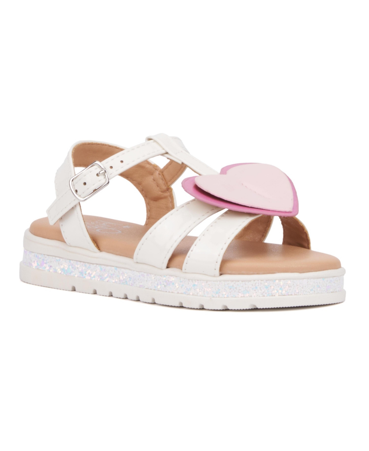 Click here for Olivia Miller Toddler Wild Heart Platform Sandals... prices