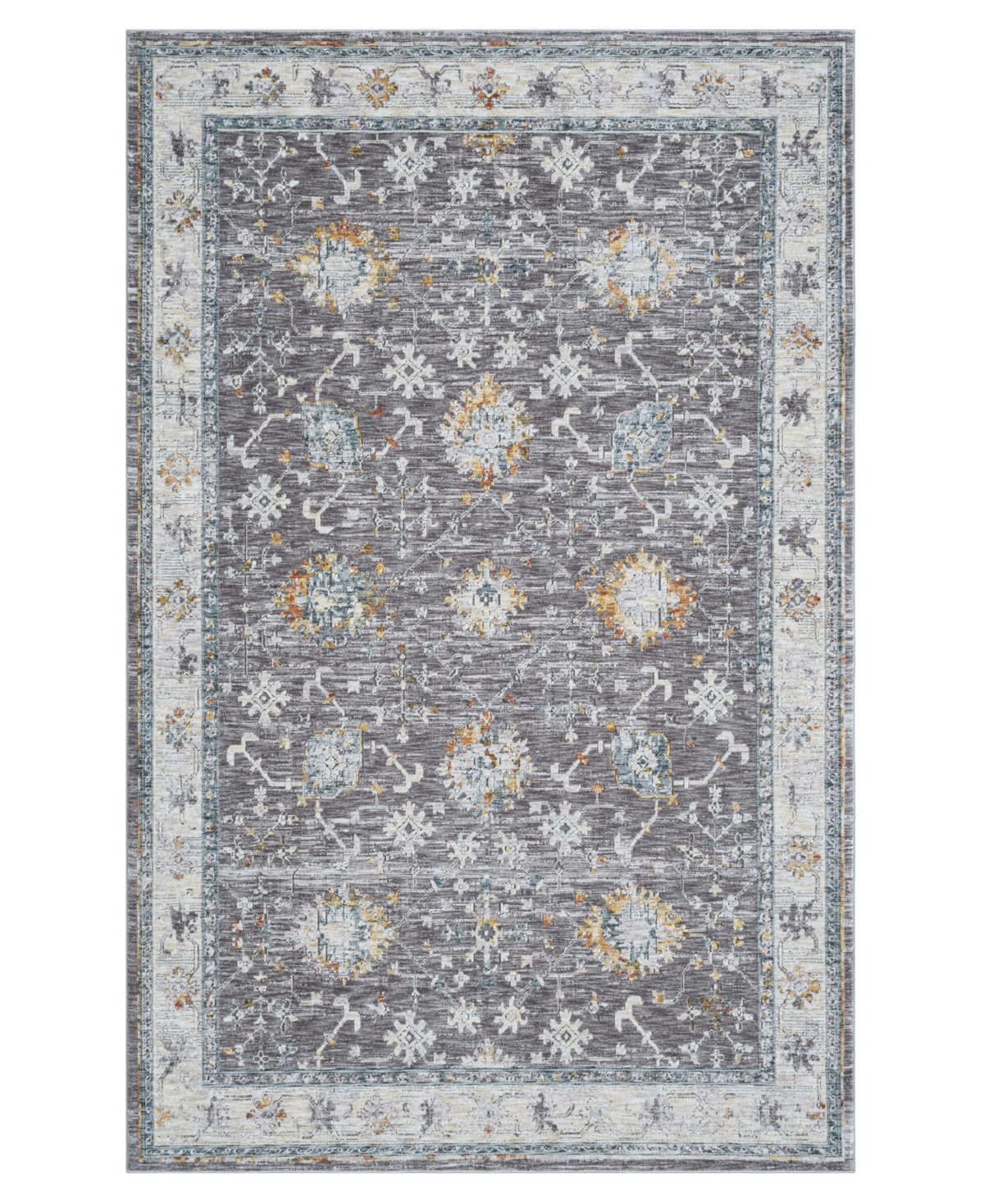Click here for Lr Home Alexis All-473 2x3 Area Rug - Gray  Blue prices