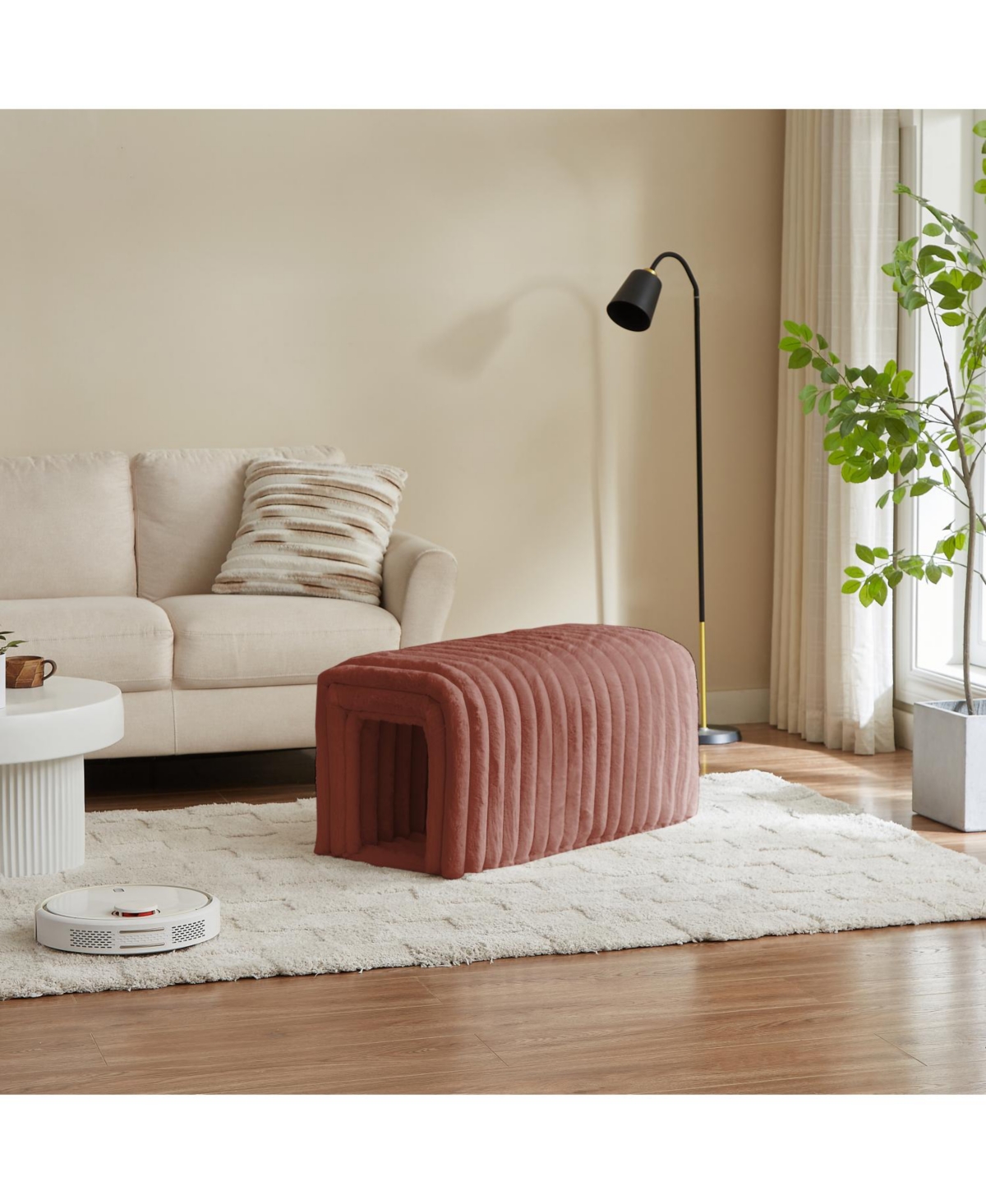 Click here for Streamdale Ottoman Storage Bench Pet Supplies Cord... prices