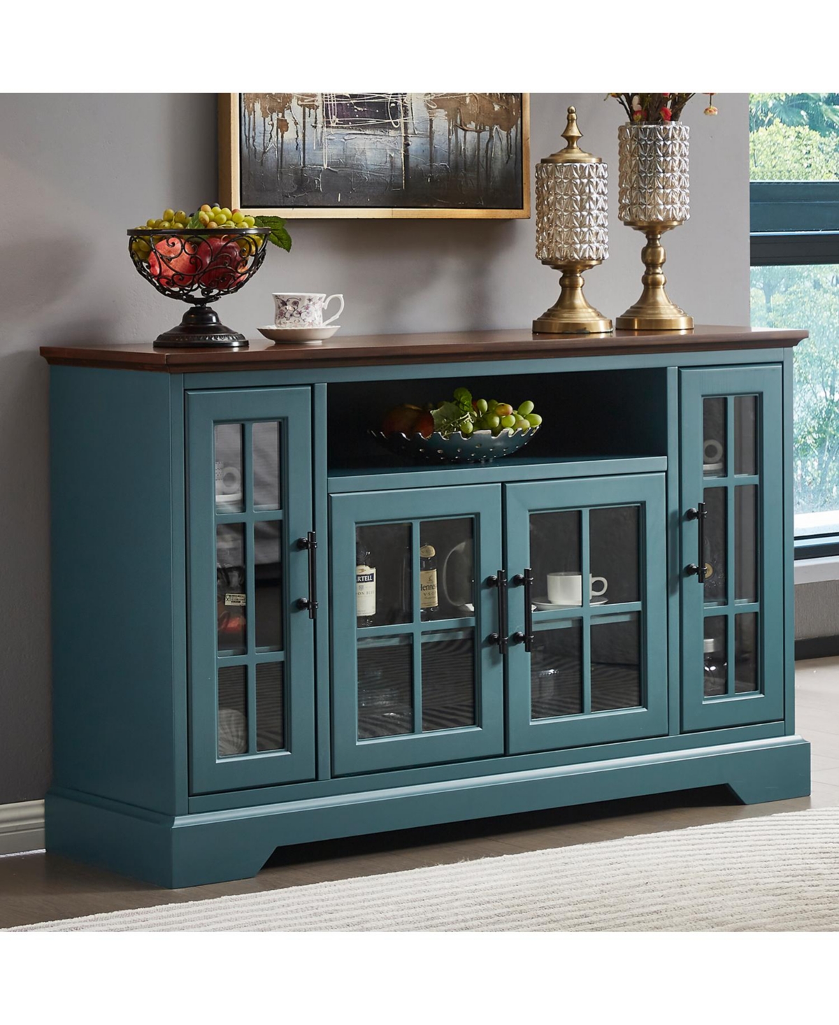 Click here for Streamdale Buffet Table Sideboard with 4 Doors - T... prices