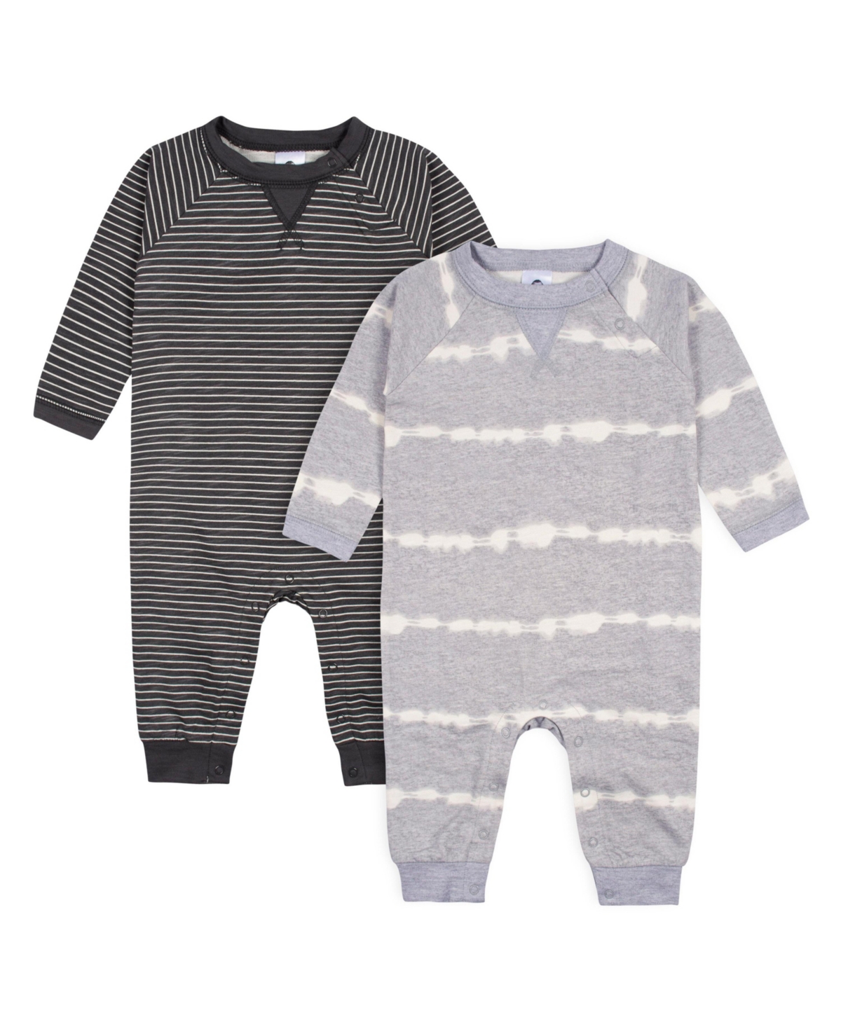 Click here for Gerber Baby Boys 2- Pack Raglan Sleeve Rompers - L... prices