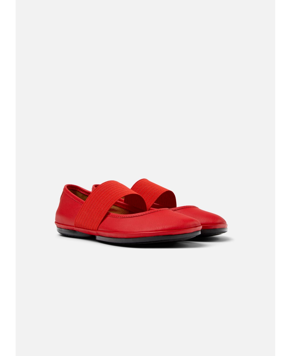 Click here for Camper Right Nina Leather Flats - Red prices