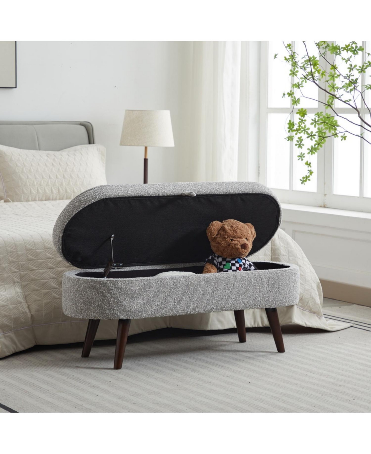 Click here for Streamdale S02 Basics Upholstered Storage Ottoman... prices