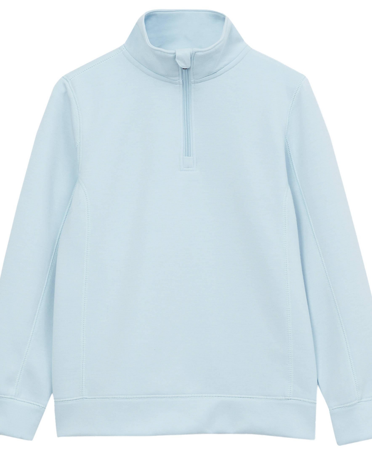 Click here for Lands End Boys Half Zip Pullover - Dream blue prices