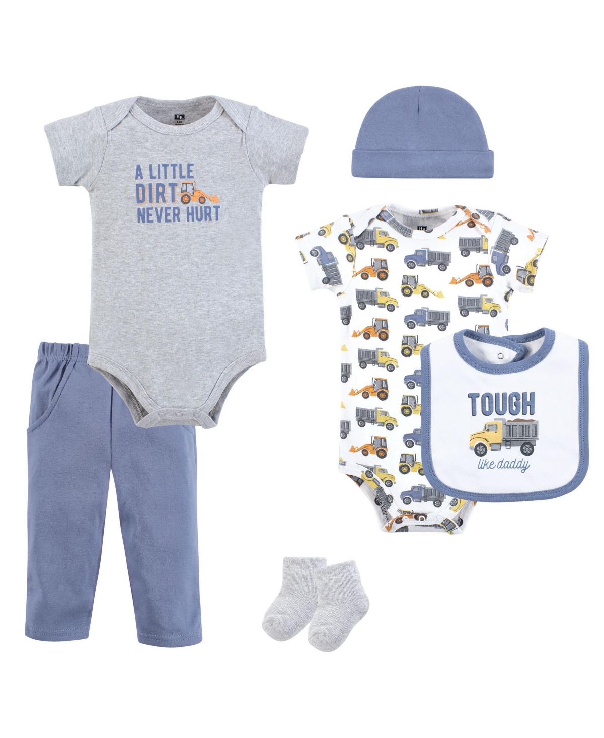 Click here for Hudson Baby Baby Girls Hudson Cotton Layette Set -... prices