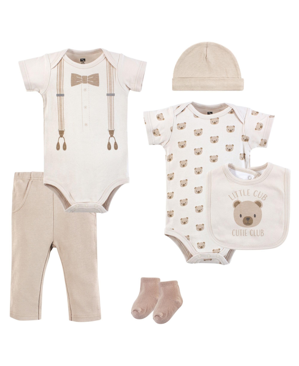 Click here for Hudson Baby Baby Girls Hudson Cotton Layette Set -... prices