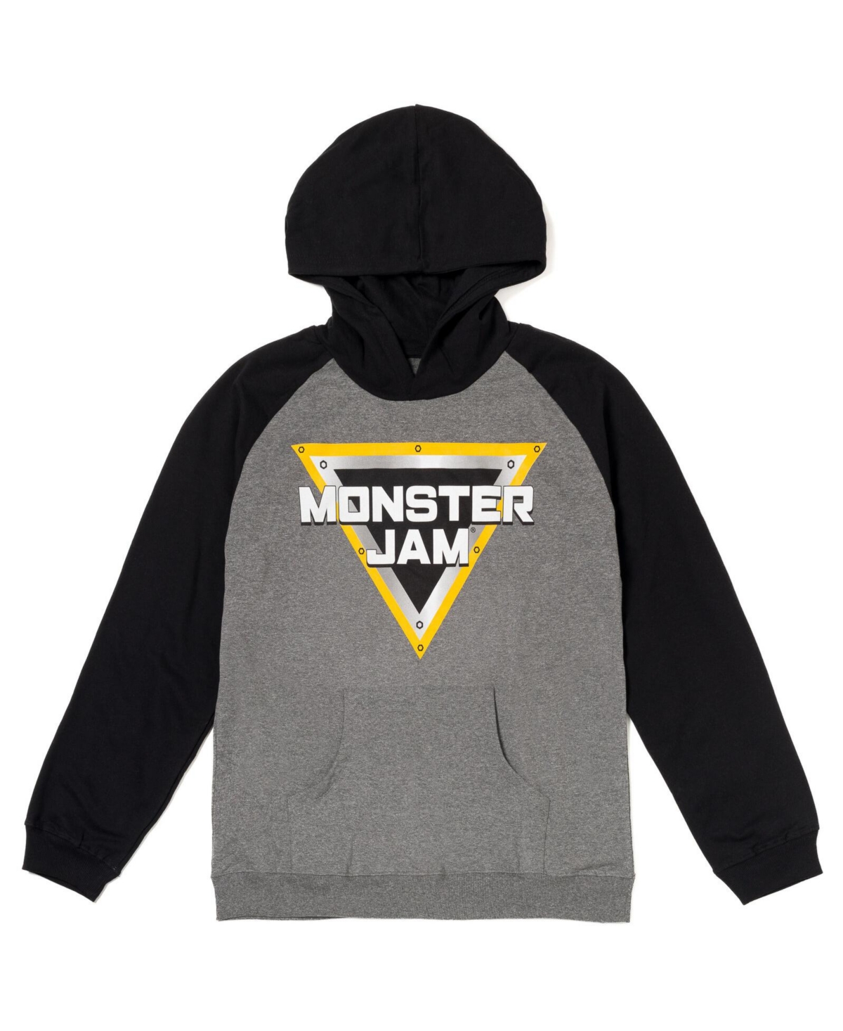 Click here for Monster Jam Boys Fleece Pullover Hoodie - Grey / b... prices
