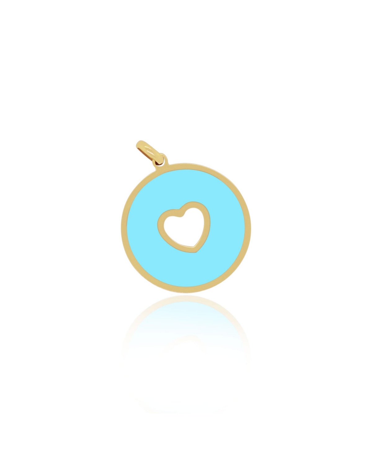 Click here for The Lovery Turquoise Donut Heart Charm 14K Gold -... prices