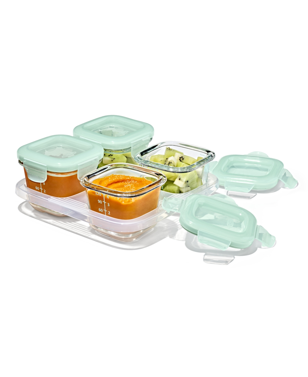 Click here for Oxo Tot Glass 4-Pack Baby Blocks Food Storage Cont... prices