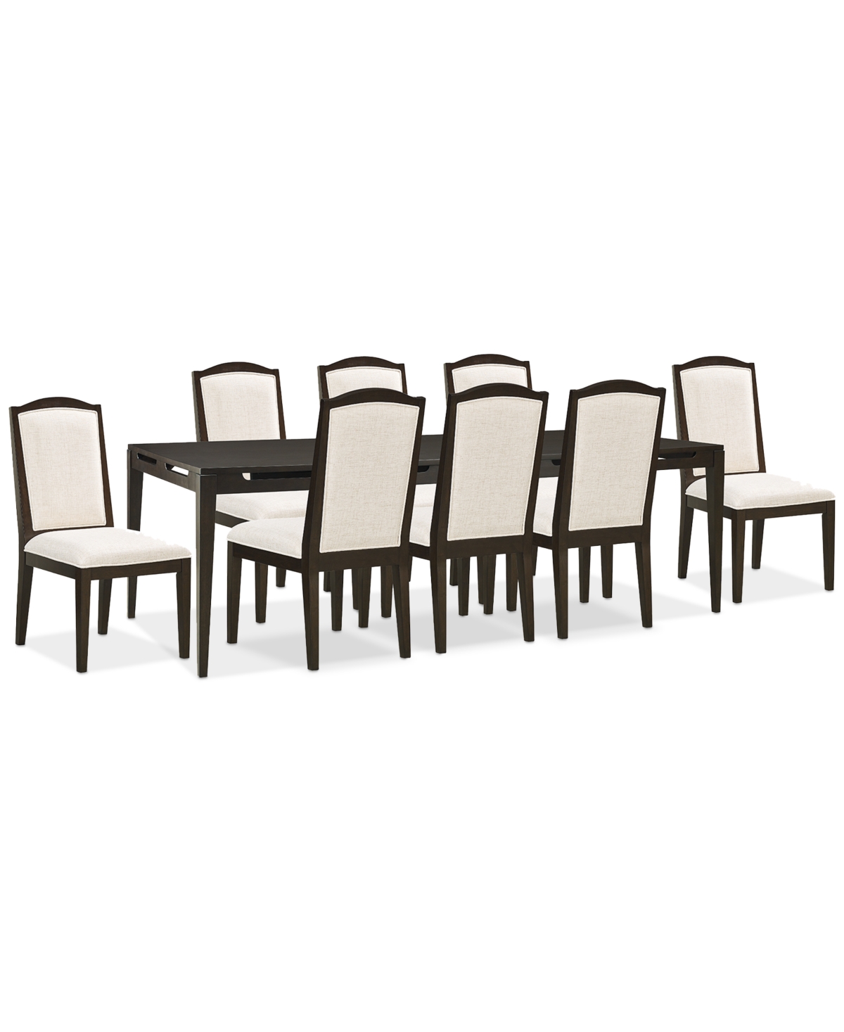 Click here for Addelyn 9-Pc. Dining Set (Table & 8 Chairs) - Brow... prices