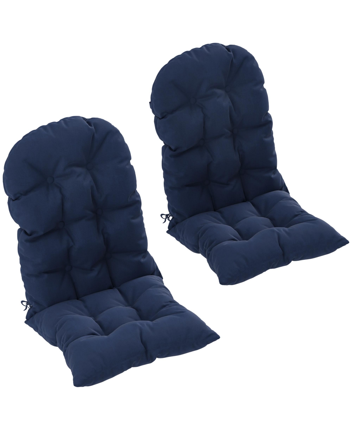 Click here for Outsunny 2 Pcs Adirondack Cushions  Tufted High Ba... prices
