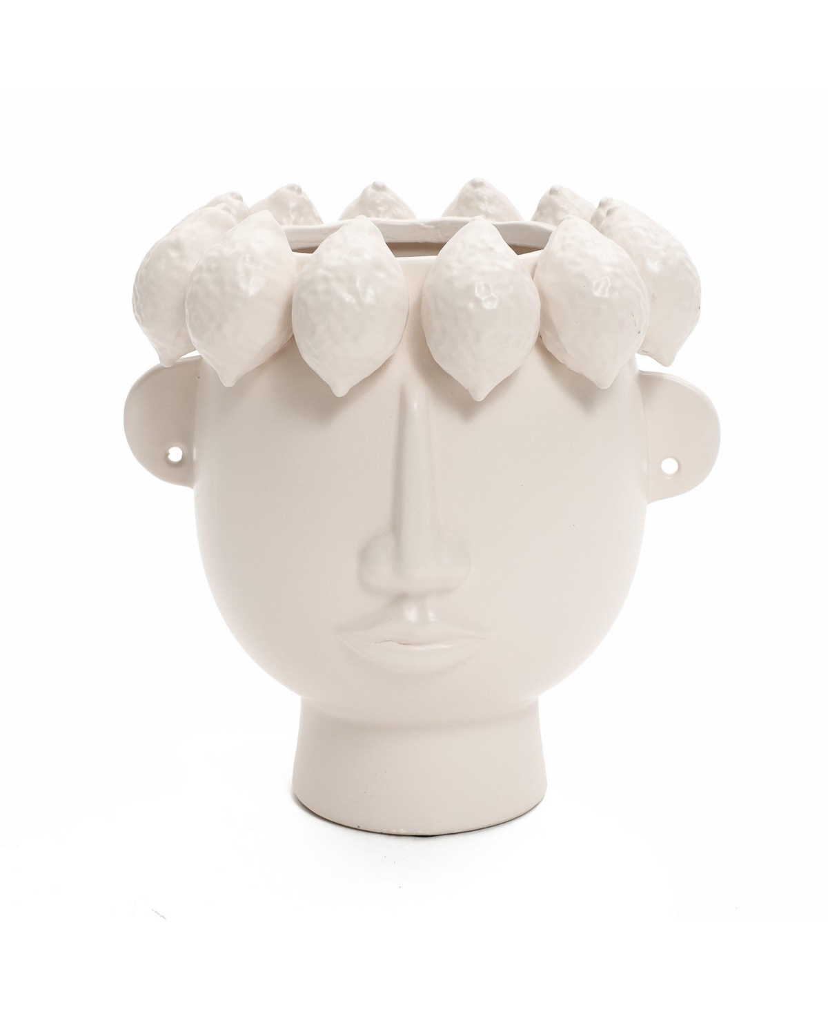 Click here for LuxenHome Classic Ivory White Ceramic Modern Head... prices
