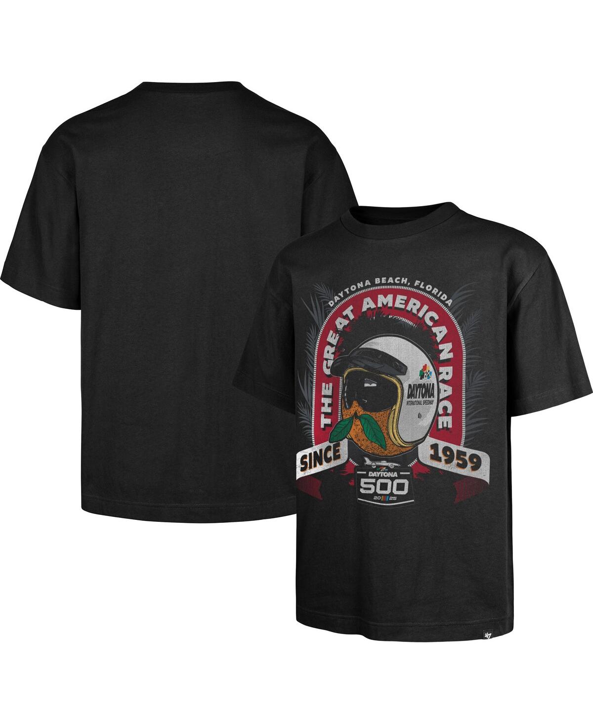 Click here for 47 Brand Mens Black 2025 Daytona 500 Foundation T-... prices