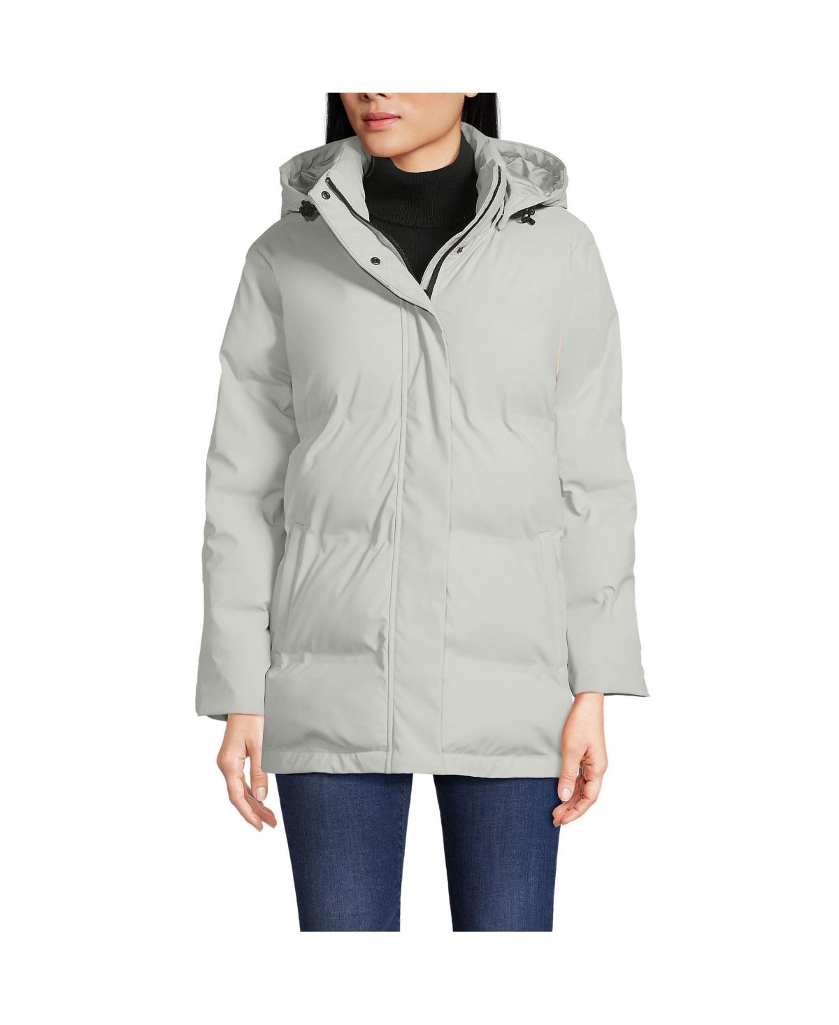 Click here for Lands End Womens Squall Insulated Slicker Puffer J... prices