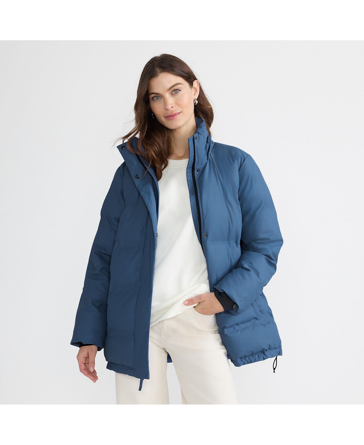 Click here for Lands End Womens Squall Insulated Slicker Puffer J... prices