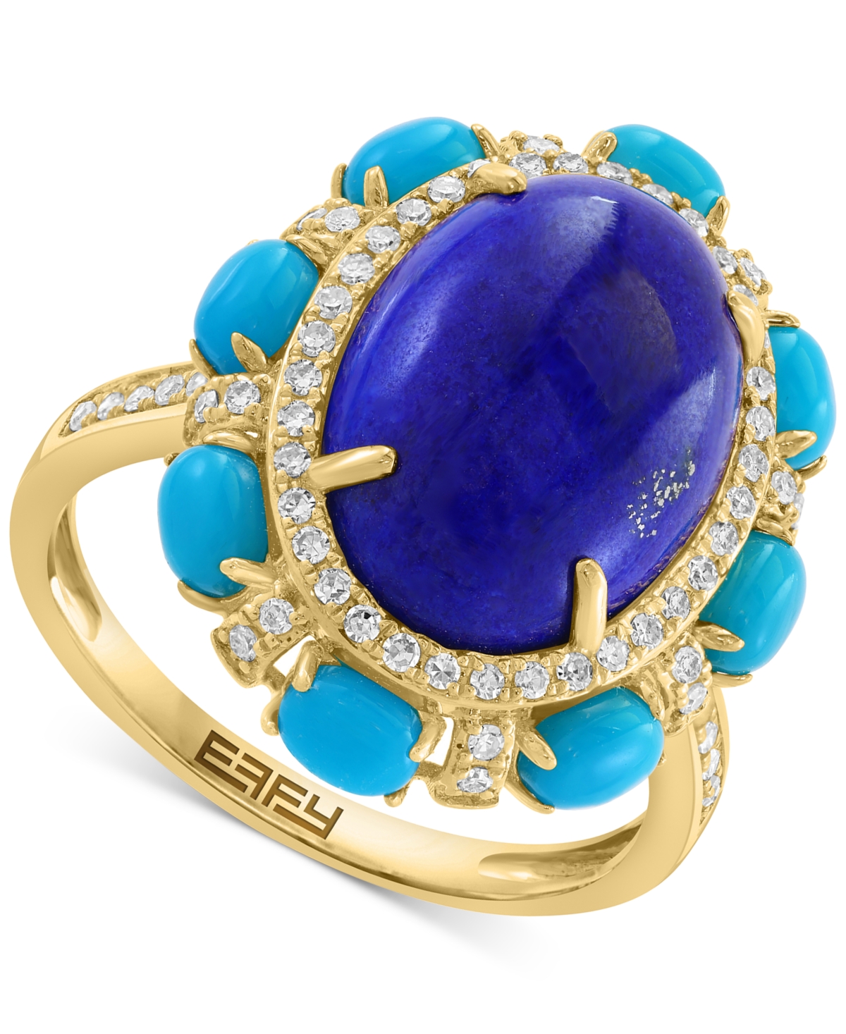 Click here for Effy Lapis Lazuli  Sleeping Beauty Turquoise & Dia... prices