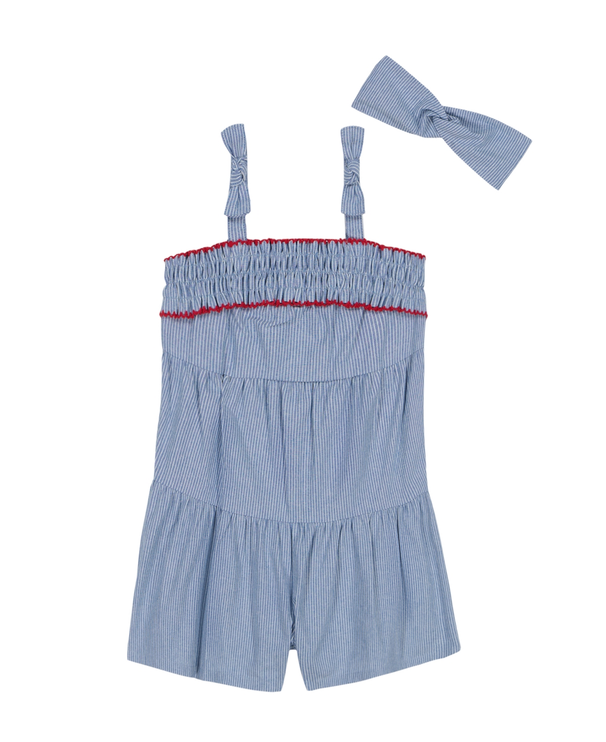 Click here for Tommy Hilfiger Baby Girls 2-Piece Striped Denim Ro... prices