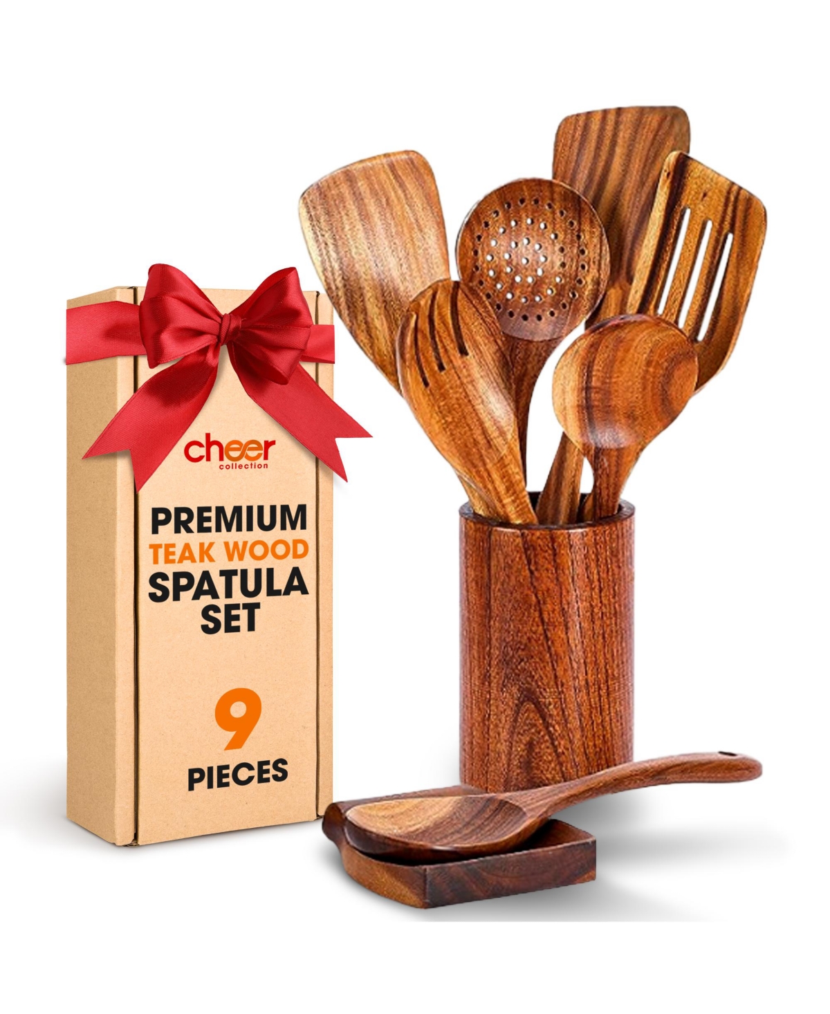 Click here for Cheer Collection 9 Piece Wooden Spatula Set prices