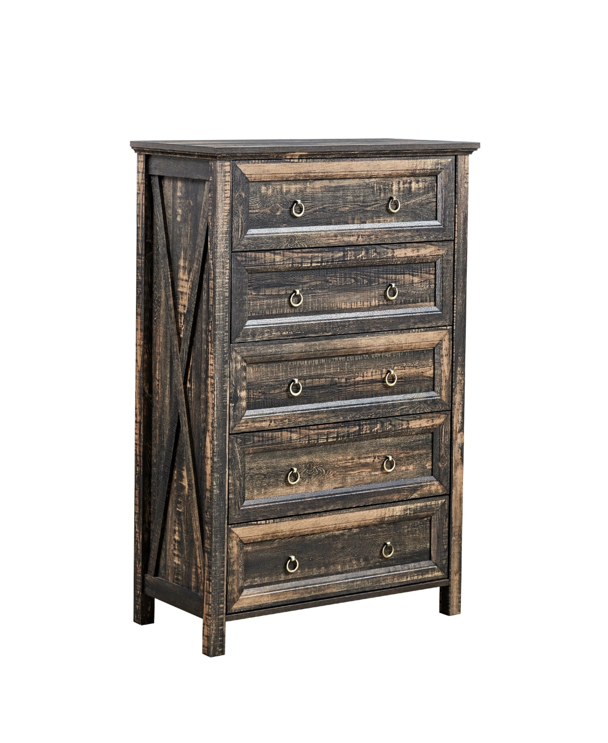 Click here for Farmhouse 5 Drawers Dresser Chests for Bedroom  Wo... prices