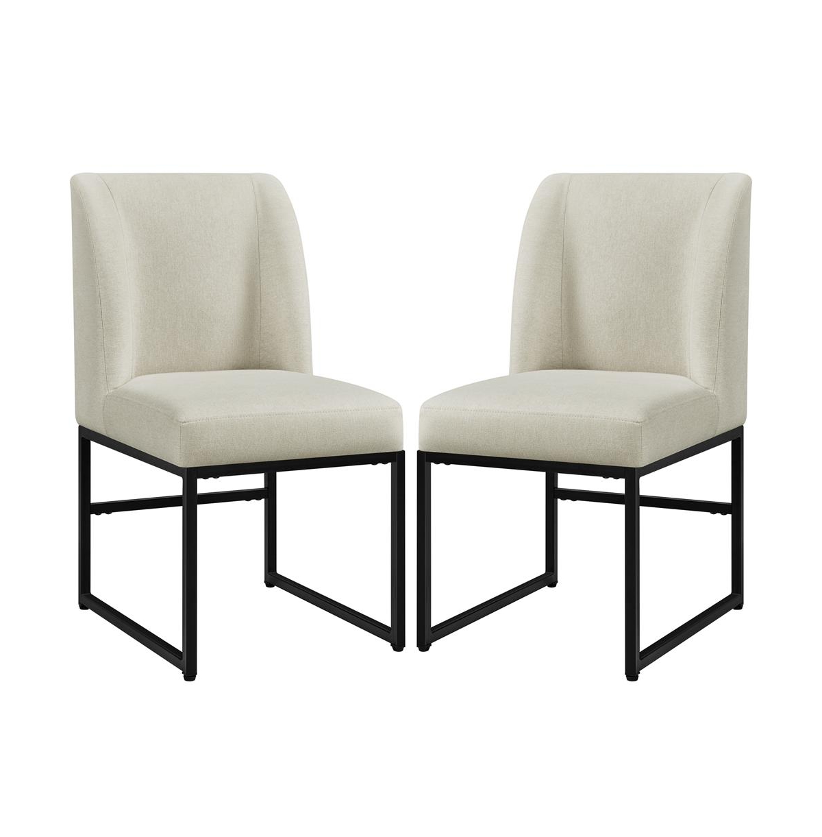 Click here for Yaheetech Upholstered Fabric Dining Room Chairs -... prices