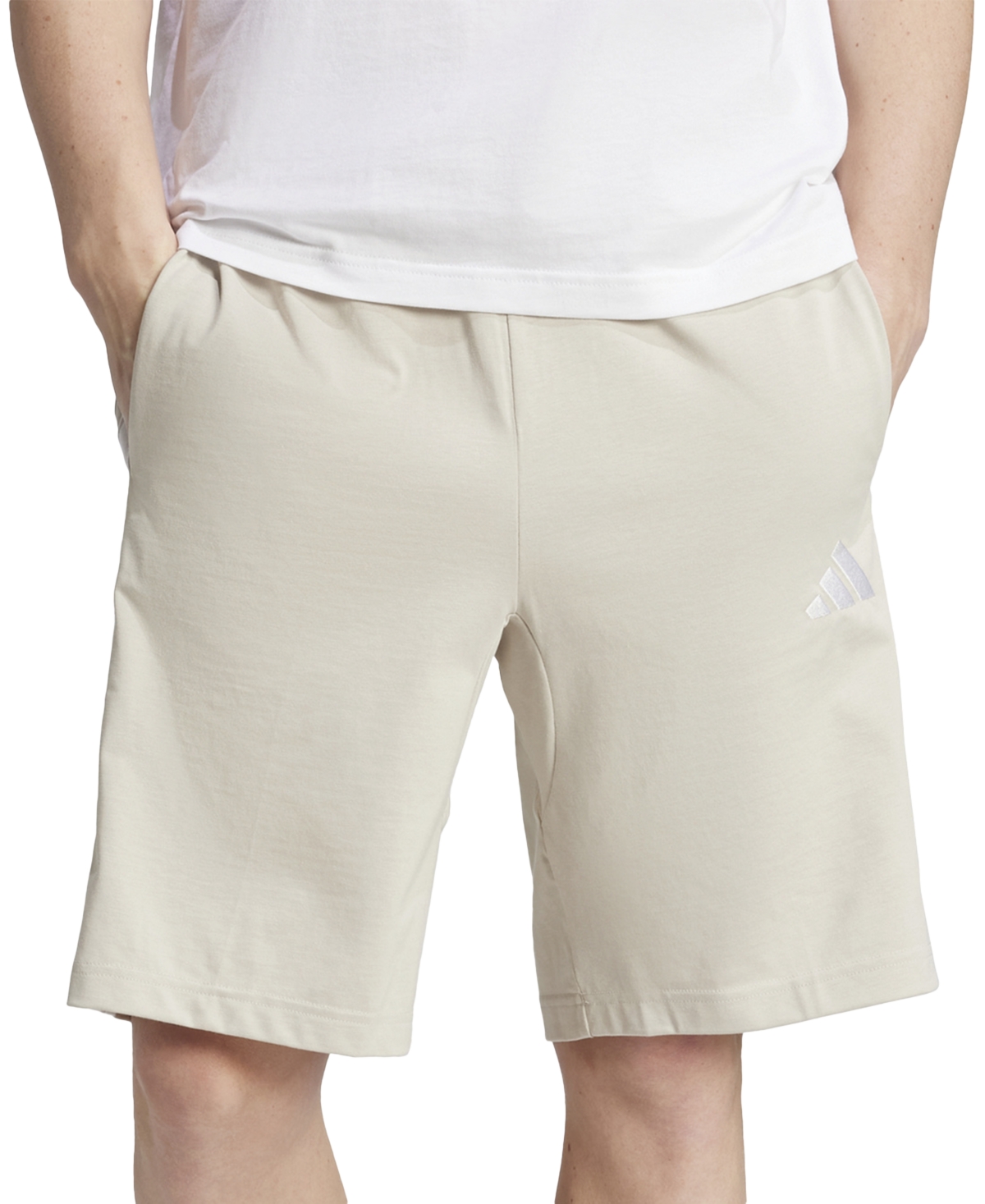 Click here for adidas Mens Jersey Shorts - Alumina/wht prices