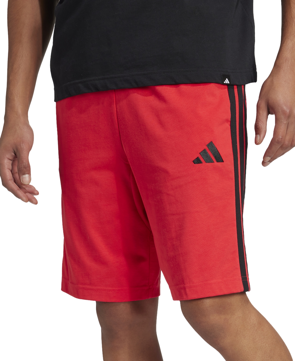 Click here for adidas Mens Jersey Shorts - Ruby Red/blk prices
