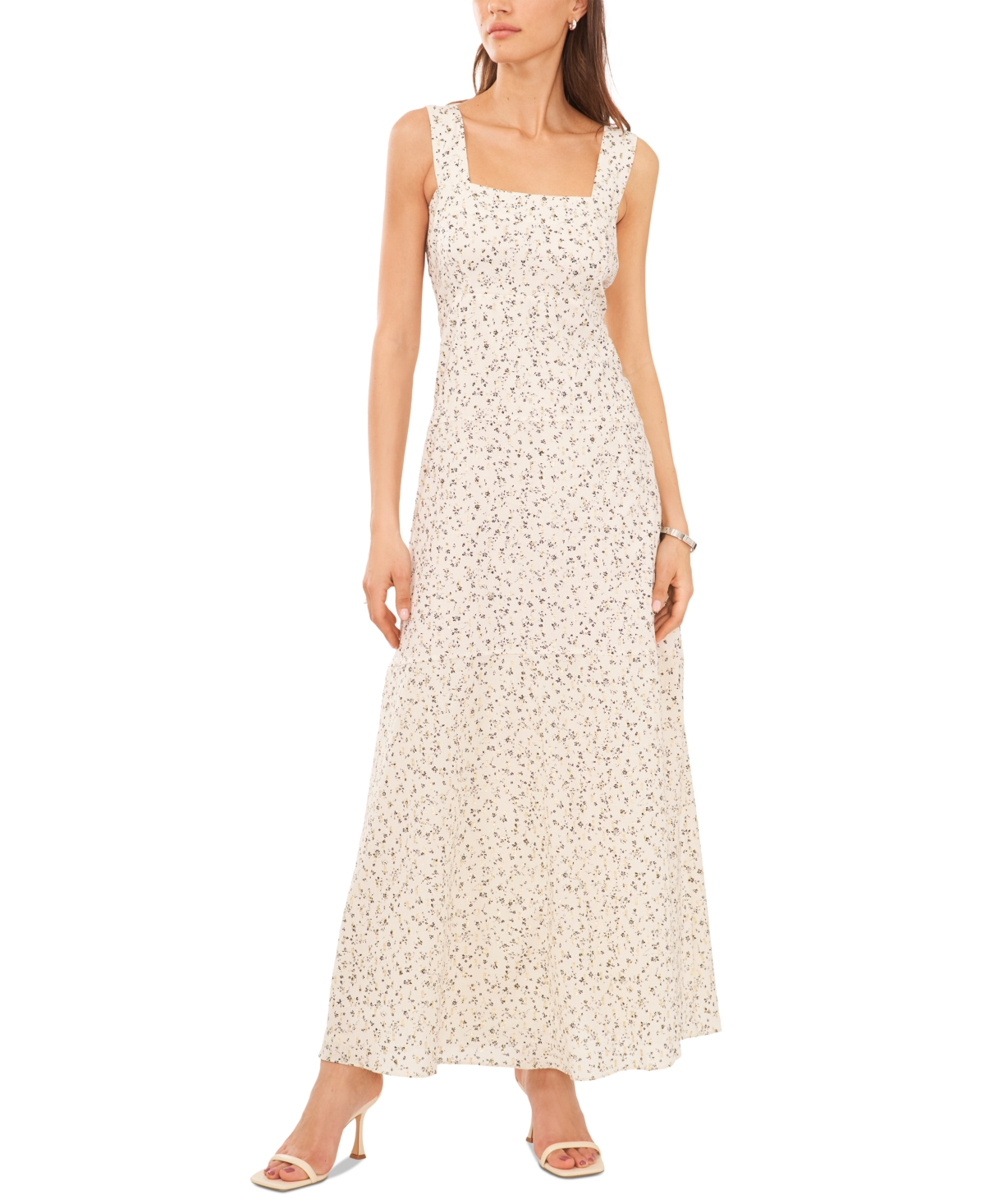 Click here for Vince Camuto Womens Floral-Print Square Neck Maxi... prices