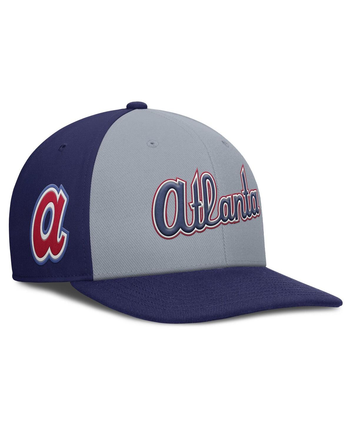 Click here for Nike Mens Gray/Royal Atlanta Braves Pro Performanc... prices